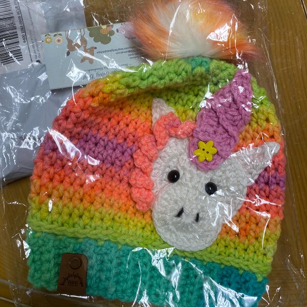Unicorn Hat, Unicorn Winter Hat, Crochet Unicorn Hat, Unicorn Beanie ...