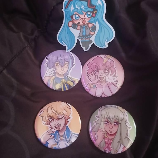 Project Sekai/colorful Stage Buttons / Pins / Badges - Wonderland X ...
