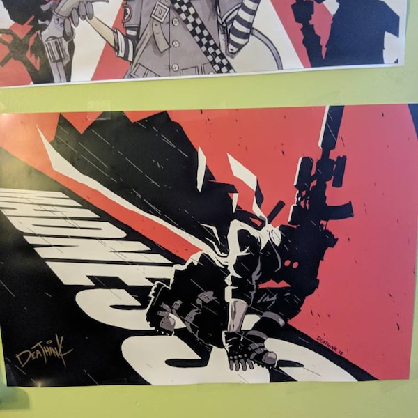 SIGNED "madness" 18x12 Poster - Etsy