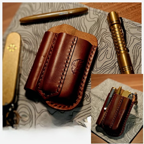 Edc Pocket Organizer,leather Pocket Organiser,edc Gear Pouch,sak ...