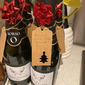 Personalised Christmas Pin Badge, Candy Cane, Button Badge, Work Staff ...