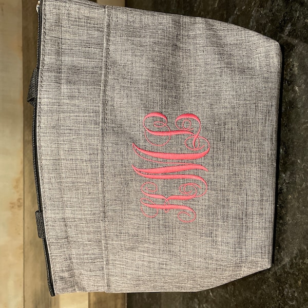 Personalized Insulated Lunch Tote, Monogrammed Lunch Cooler Bag Tote ...