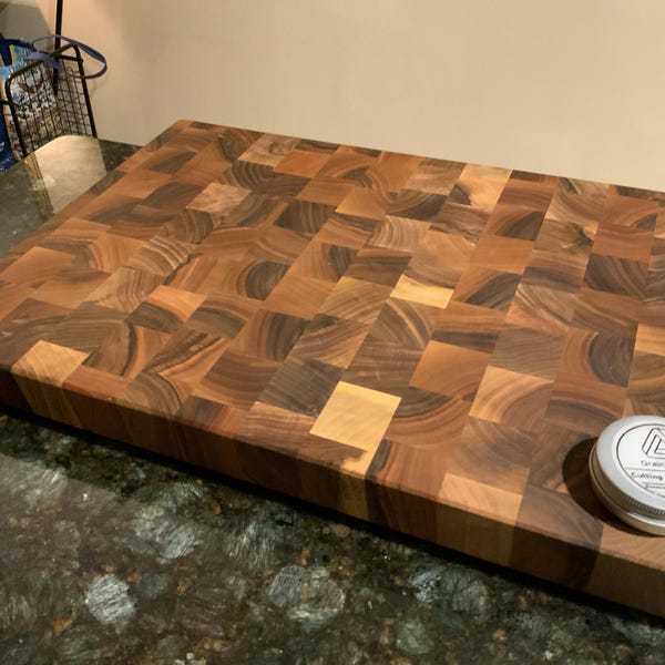 Personalised Maple End Grain Cutting Board, Custom Butcher Block ...