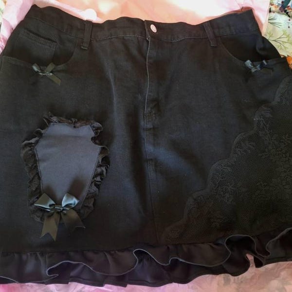 Sparkly Ruffle Belt, Heart Clasp, Elastic Belt, Yume Kawaii, Fairykei ...