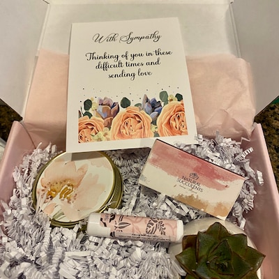 Sympathy Gift Box Sympathy Gift Ideas Sympathy Care Package Sympathy ...