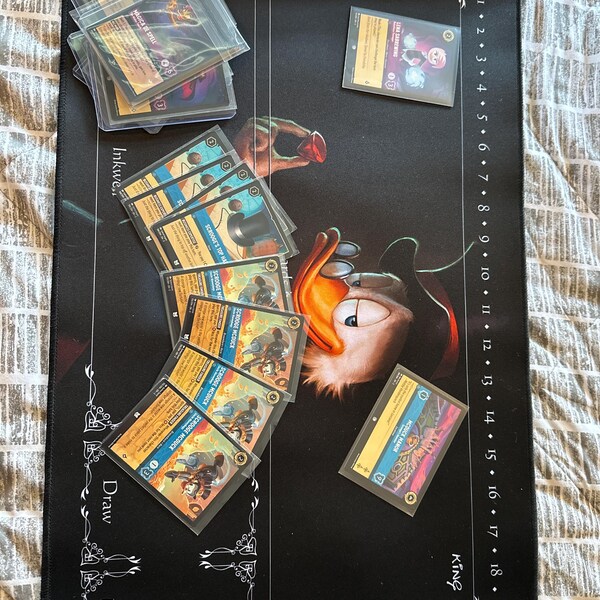 MTG Playmat | 24x14 Inch | the Round Table | Optional Zoning | TCG Play ...