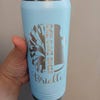 Engraved Cheer Bottle, Personalized Cheerleader Water Bottle With Straw ...