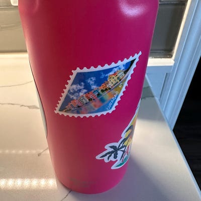 Dominican Republic Travel Stamp Sticker Santo Domingo, Pico Duarte ...