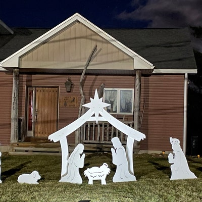 Complete Large Holy Family Nativity Set - Etsy
