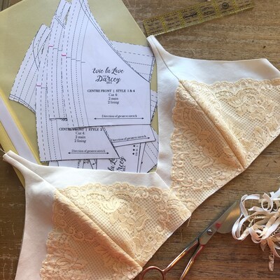 Darcey Soft Bra Sewing Pattern PDF Instant Download Evie La Luve - Etsy