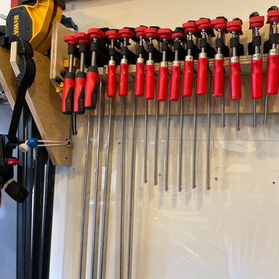 DIY French Cleat Clamp Rack Bundle Digital Build Plans / Woodworking 2 ...