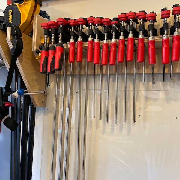 DIY French Cleat Clamp Rack Bundle - Digital Build Plans / Woodworking ...