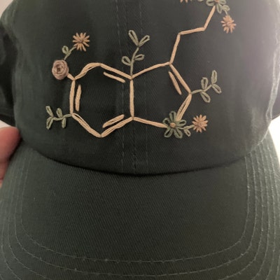 Custom Embroidered Chemical Structure Baseball Cap, Personalized ...