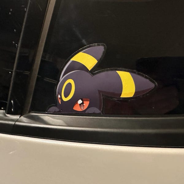 Anime Mascots Peeker Sticker | Anime Peeking Decal - Etsy