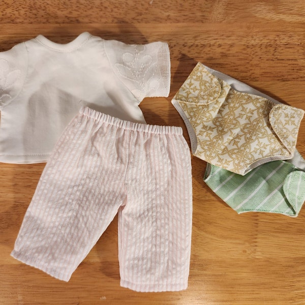 12 Inch Doll Clothes Patterns, Set of 12 PDF Doll Clothing Patterns for ...