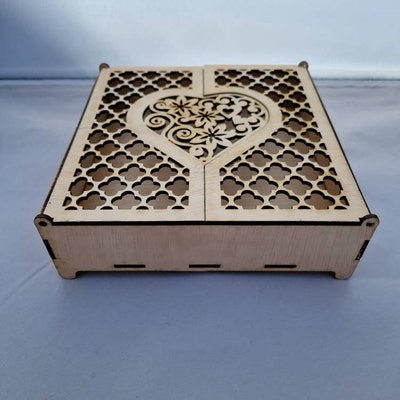 Laser Cut Jewelry Box and Stand Svg Files Wooden Jewelry Box - Etsy