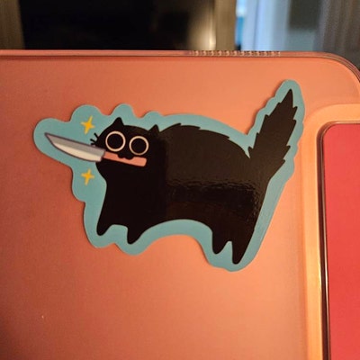 Boss Kitty Sticker / Cat Sticker / Vinyl Sticker / Journaling ...