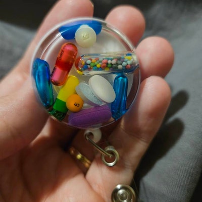 Vial Chill Pill Keychain - Etsy