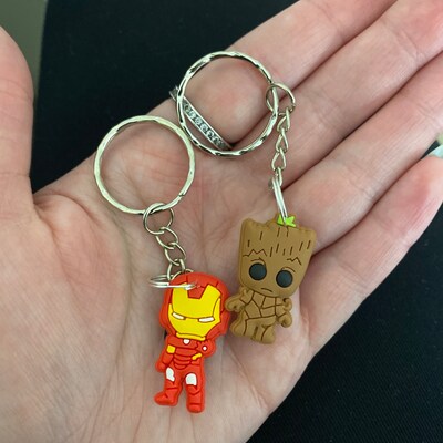 Avengers Marvel Keyrings/keychains Cartoon Guardians of Galaxt S Dc ...