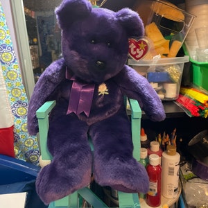 TY Beanie Baby howl the Wolf. New, Never Played With. Stored in a Smoke ...