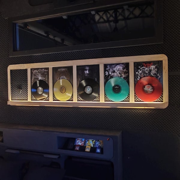 Record Wall Mount Record Shelf Hanging LP Vinyl Albums Vinyl Records ...