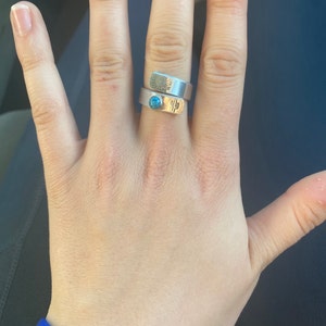 Turquoise Wrap Ring Western Rodeo Steer Cow Skull | Etsy