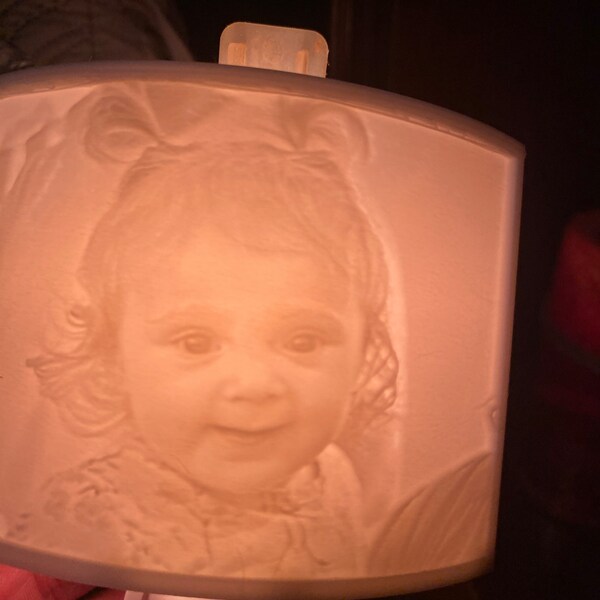 3D Printed RGB LED Letter Lamp With Remote - One of a Kind - Great for ...