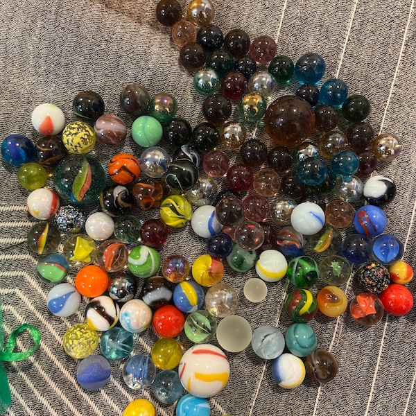 5 Gorgeous Premium Daves Appalachian Swirl Patriot Marbles, 18mm 20mm 3 ...