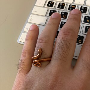 Sadhguru Ring Consecrated Isha Copper Snake Ring Sadguru - Etsy