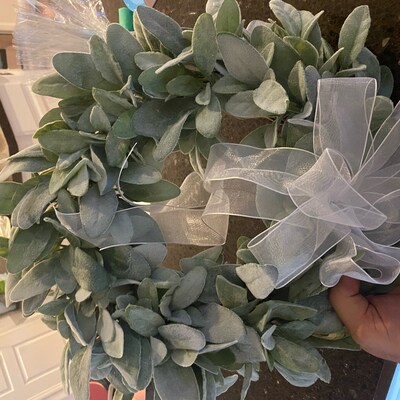 Minimalist Front Door Wreath, Olive Branch Wreath, Farmhouse Wreath ...