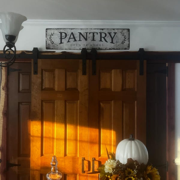 Pantry Sign - Pantry Decor - Pantry Lover Gift - Sign for Pantry - Food ...