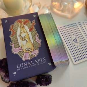 Lunalapin Tarot & Oracle 2in1 Deck 2022 Unique Indie Tarot Deck for ...