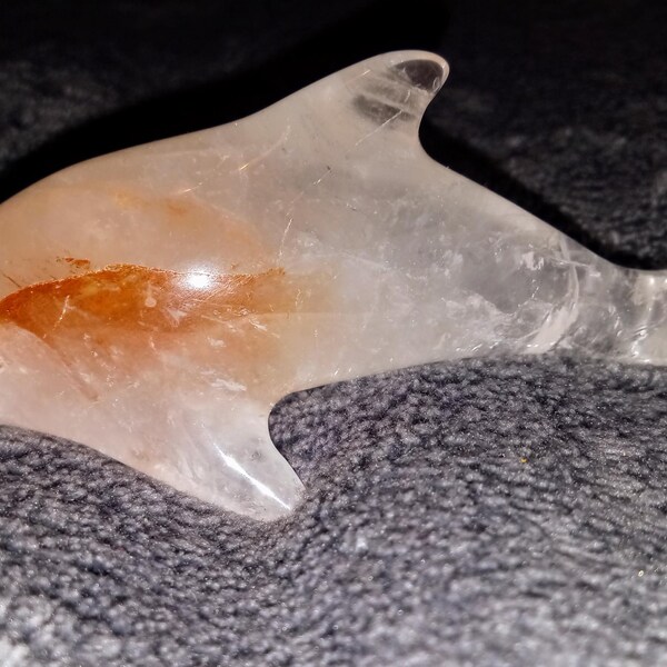 7.7 Natural Leopard Skin Jasper Hand Carved Crystal Horse Sculpture ...