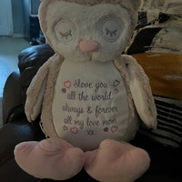 Personalised Embroidered Signature Penguin Cubbies Baby - Etsy UK