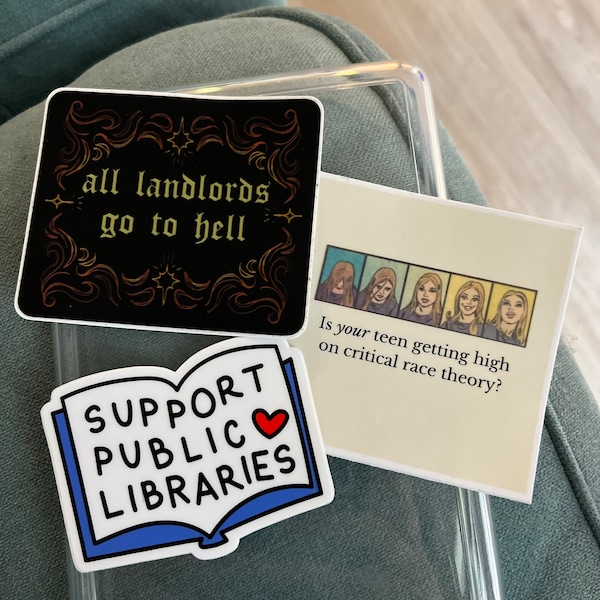 Support Public Libraries Sticker / Librarian / Teacher / Education ...