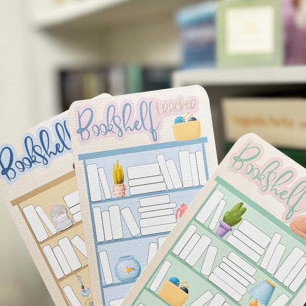 Bookshelf Tracker Stickers Pack of 2 - Reading List - 36 Spines ...