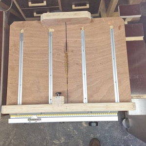 Table Saw Infeed Support Arm Plans – Imperial & Metric, Easy Assembly ...
