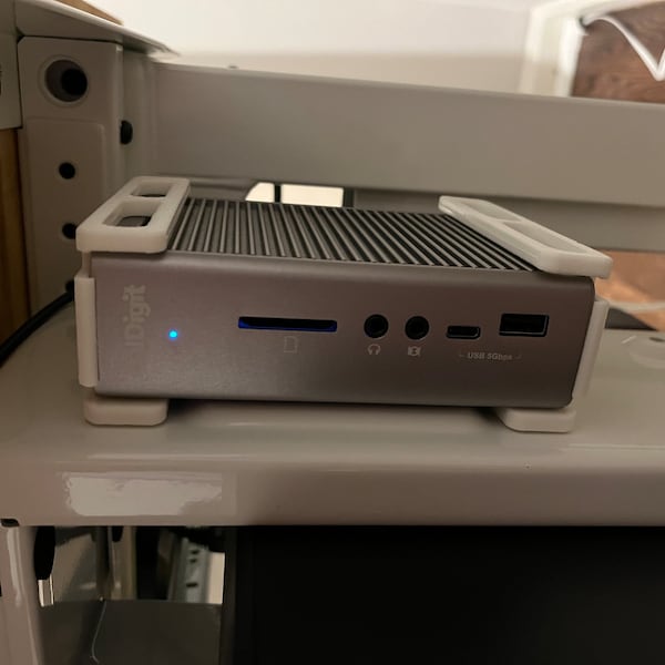 Under Desk or Wall Mount for Caldigit TS3 Plus Dock With Mounting ...