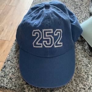Area Code and Zip Code Hat - Etsy