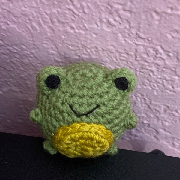 Tiny Crochet Frog Pal - Etsy