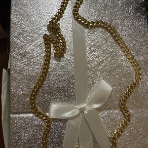 Ladies/gents 14 Karat Yellow Gold Cobra Link Chain - Etsy