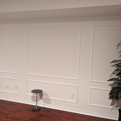 Self-adhering Wall Molding Kit Pre-cut Wall Paneling Kit - Etsy