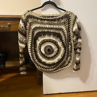 Eye Sweater Pattern | Crochet Eye Sweater | Advanced Pattern | PDF File ...