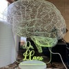 Brain Personalized LED Night Light, RC, Perfect for Students, Science ...
