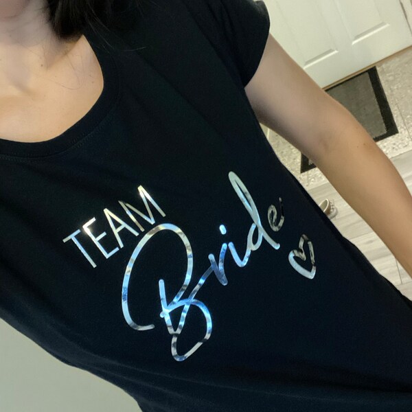 Team Bride Shirts, Bride Shirt, Bride Squad T-shirts, Hen Party T ...