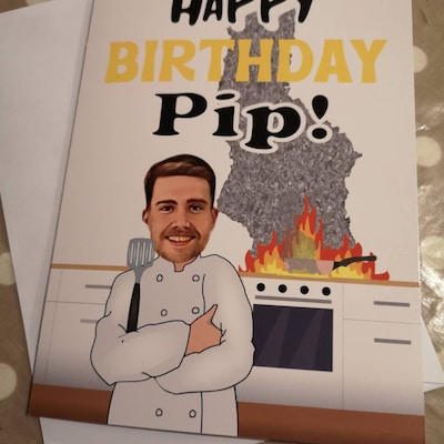 Funny Custom Mechanic Builder Bum Card Your Image Birthday Any Occasion ...