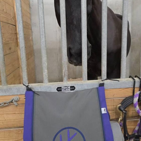 Economy Tack Stall Drapes, Tack Stall Front, Drape With Door, Zippered ...