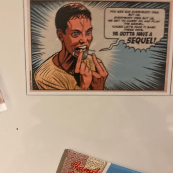 Stu Macher Scream Comic Panel 3 Magnet Etsy