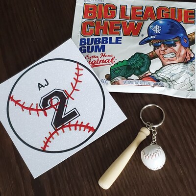 4 Baseball Tags With Editable Names and Numbers INSTANT DOWNLOAD DIY ...