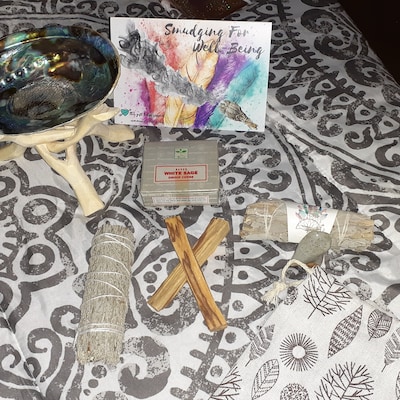 Smudge Kit Spiritual Native 10 Healing Gifts Set, Smudging Kit, Dream ...